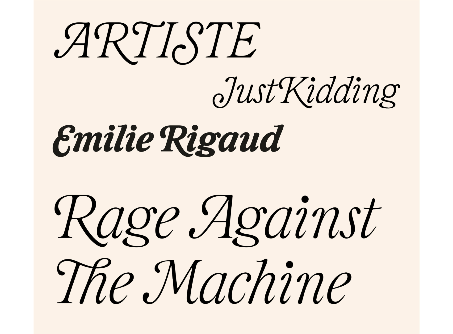 A is for — Caliste